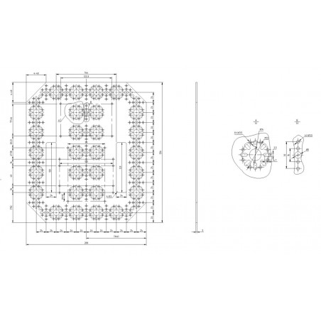 Base Plate (288mm x 336mm x 3mm)